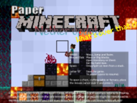 Paper Minecraft Nether update v2 (2)