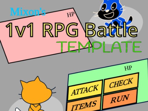 Mixon's 1v1 RPG Battle Template