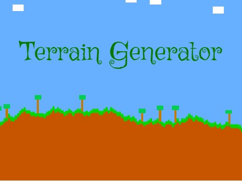Terraria-like terrain generator (100% pen) #games #art copy