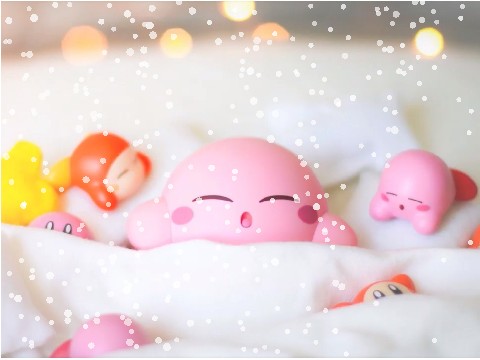 Calm&Relaxing Kirby Music Box Compilation (+ Rain Ambiance)