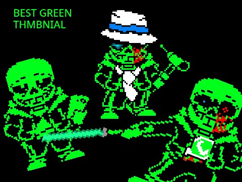 Epic green sans animation And Sprite