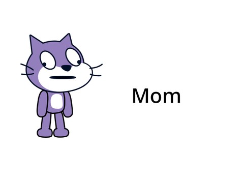 Todays sight word is mom- alphabet lore scratch animated comic