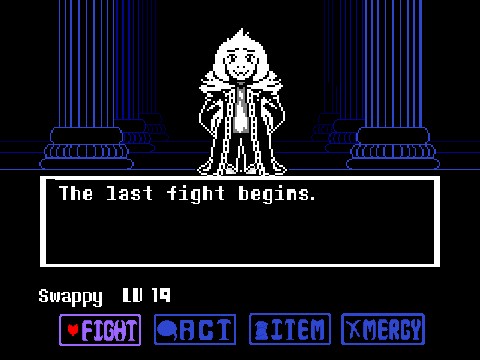 Storyswap Asriel fight (UNFINISHED)Inf Hp