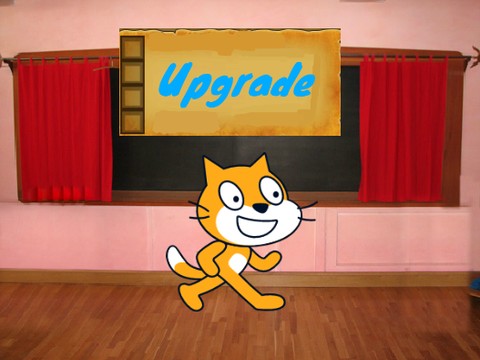 Add your own upgrades to this Scratch cat