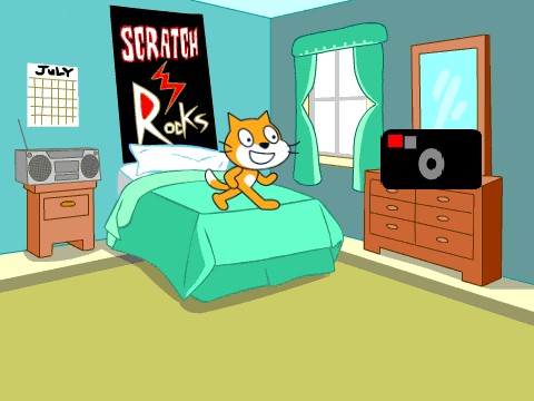 Scratch cat salutes to the caillou reboot
