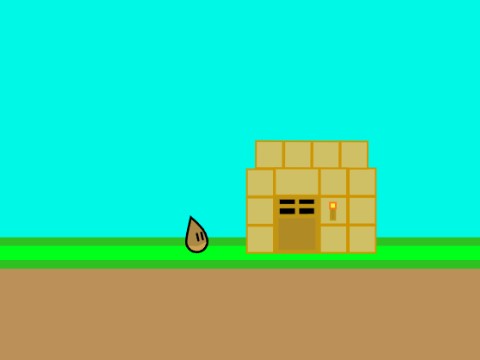 Minecraft In A Nutshell but nutshell explodes at the ed