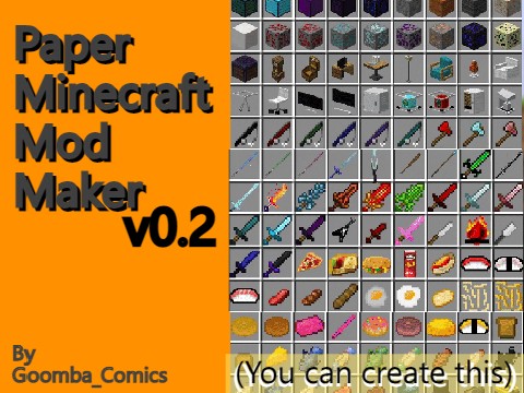 Paper Minecraft | Mod Maker V0.2