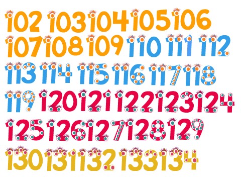 Endless Numbers up to 150