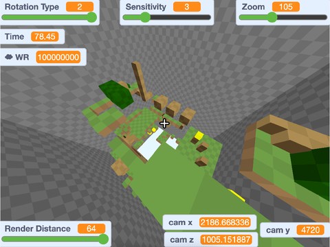 Turbowarp ONLY 3d Minecraft Level part 2