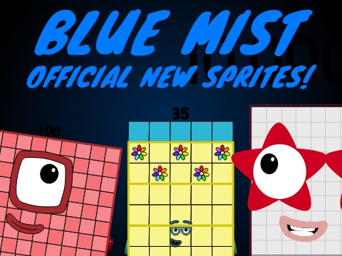 Numberblocks - Official Blue Mist Set (2022-23) (For Blue Mist-ers)