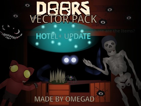 (HOTEL+ UPDATE) Roblox DOORS Vector Pack
