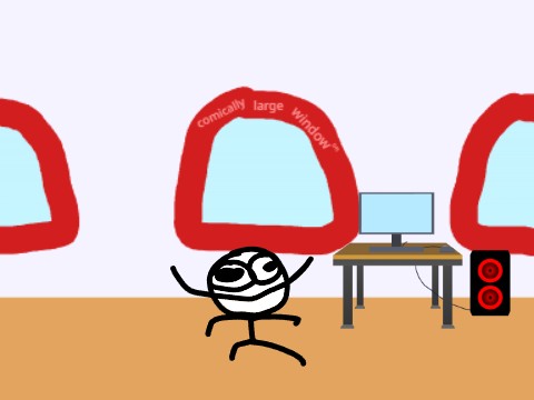 raise an overly hyper stickman the second (another old thing)