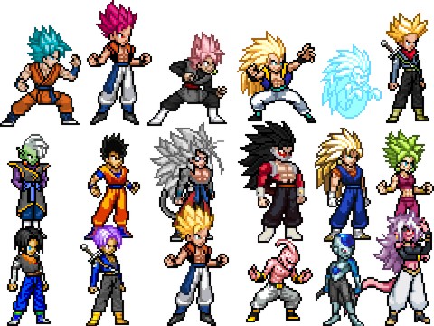 Dragon Ball JUS Sprite Pack 1 remix