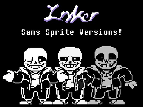 Inker's Undertale Sans Sprite Versions!
