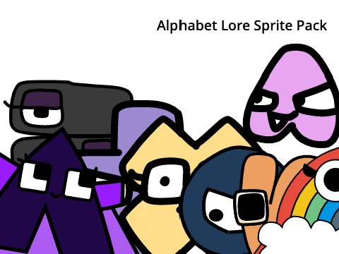(CREDIT IS DONE!!!!) Alphabet Lore Sprite Pack