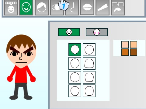 Mii Editor (Mii Channel UI)