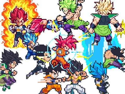 DBS Broly Sprites