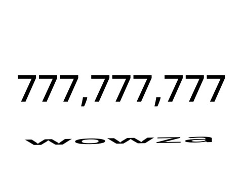 777777777. WHAT ON EARTH.