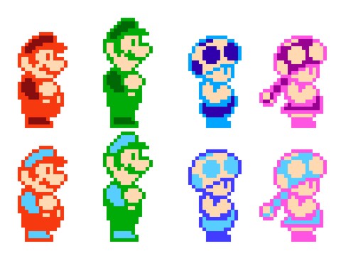 Concepts for SMB3 Blade and Ice characters