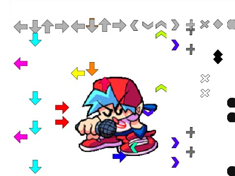 FNF 16 keys editor! autoplay on