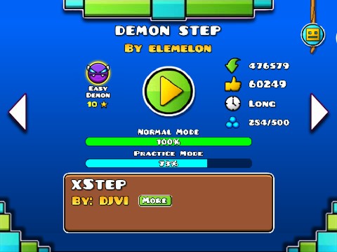 Geometry Dash Demon Step Remix bc I’m bored