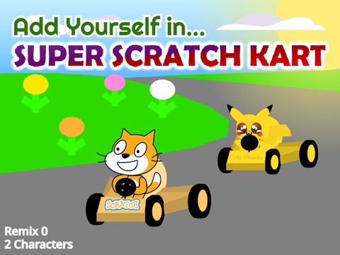 AY in Super Scratch Kart! [Remix 0 | 2 Characters]