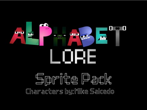 Alphabet Lore Sprite pack but cursed
