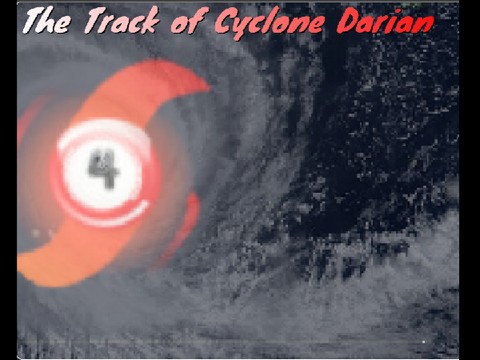 The Track of Cyclone Darian