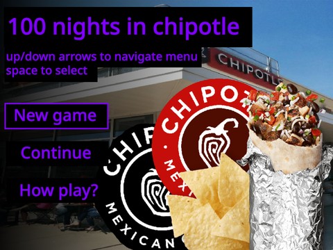 100 nights in chipotle