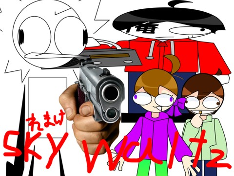 KICHIGAI TEAM singing Sky Waltz (REMAKE)