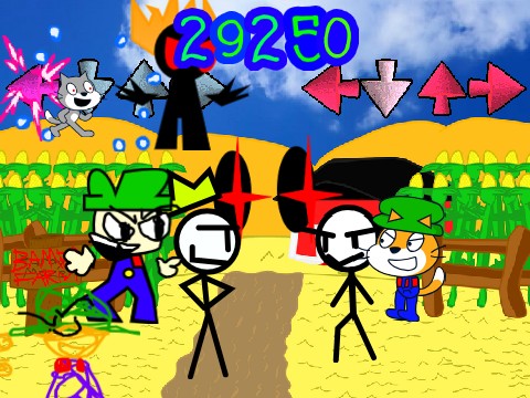 Corn Theft remix but only My Characters