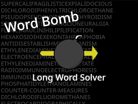 Word Bomb Long Word Solver
