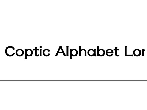 Coptic Alphabet Lore eroL tebahplA citpoC