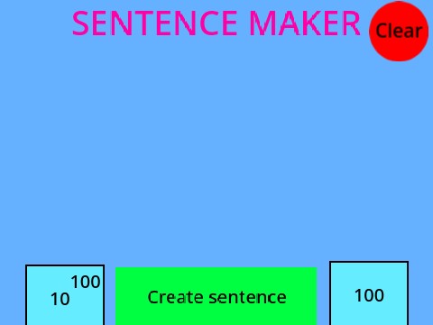 Sentence Maker