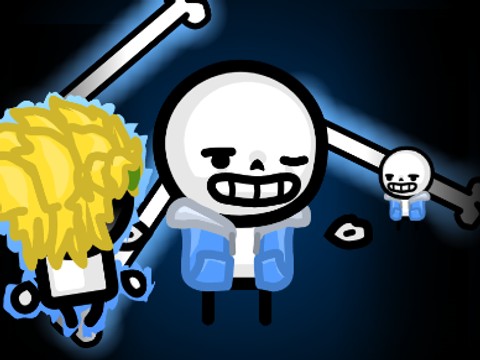 Sans vs DIO in the SHADOW REALM