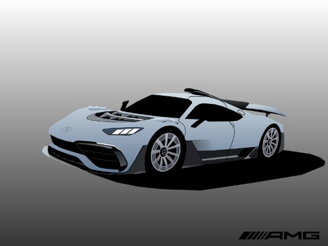 Mercedes AMG One speedometer