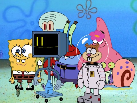 SpongeBob vector characters from Help Wanted (Plankton, Karen and Sandy if they were in help wanted)