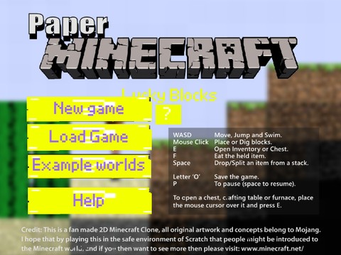 Paper Minecraft: Lucky Blocks Edition