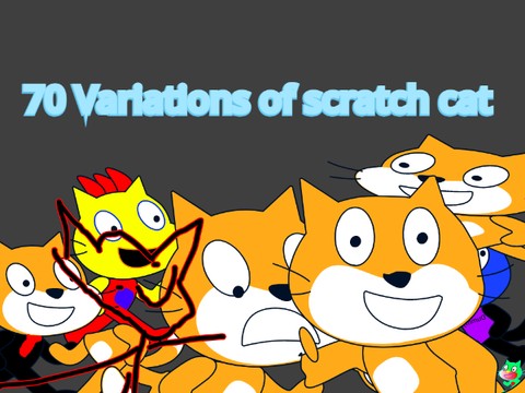 70 variations of scratch cat