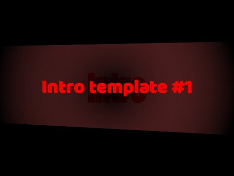 [First intro :D] Intro template #1 // Free intro || #intro #art #music