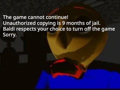 Baldi Anti=Piracy Screen