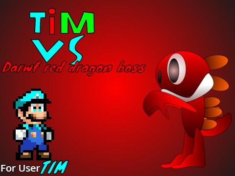 Tim vs Your boss (Boss rush collab) Vs Darwf red Dragon