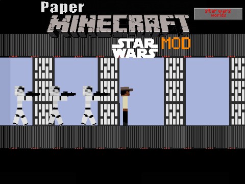 Paper Minecraft Star Wars Edition #all #games #minecraft all #trending