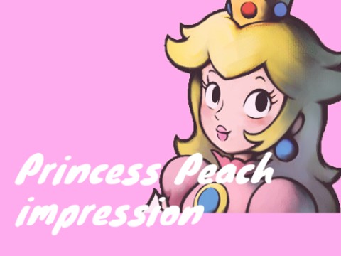 princess Peach impression