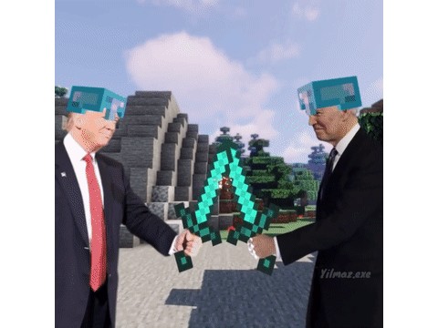 Trump & Biden Play Minecraft