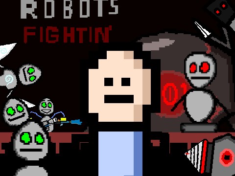 Robots fightin'