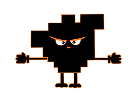 Nicktoons UK Pixels Characters Vector