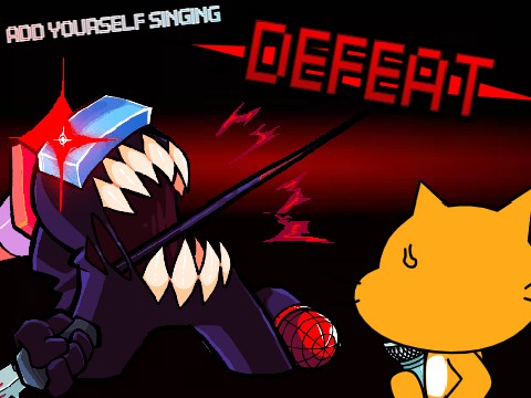 Add yourself Singing Defeat V4 Original Sprites!