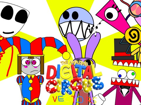 The amazing digital circus vector pack 2.0