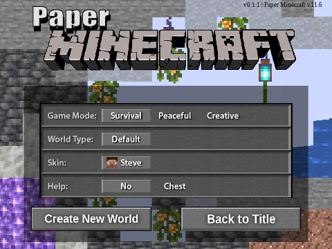 Paper Minecraft 2.0 FIXED